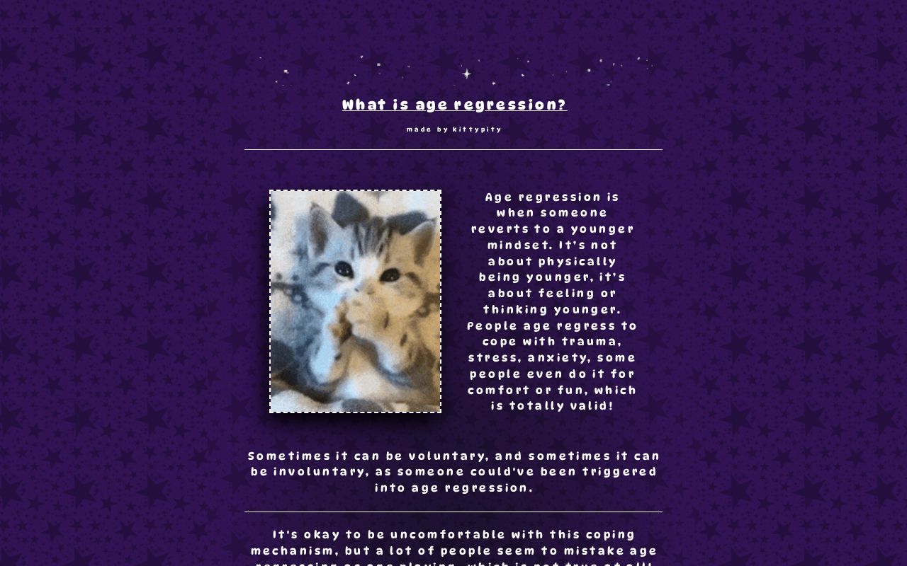 What is Age Regression?